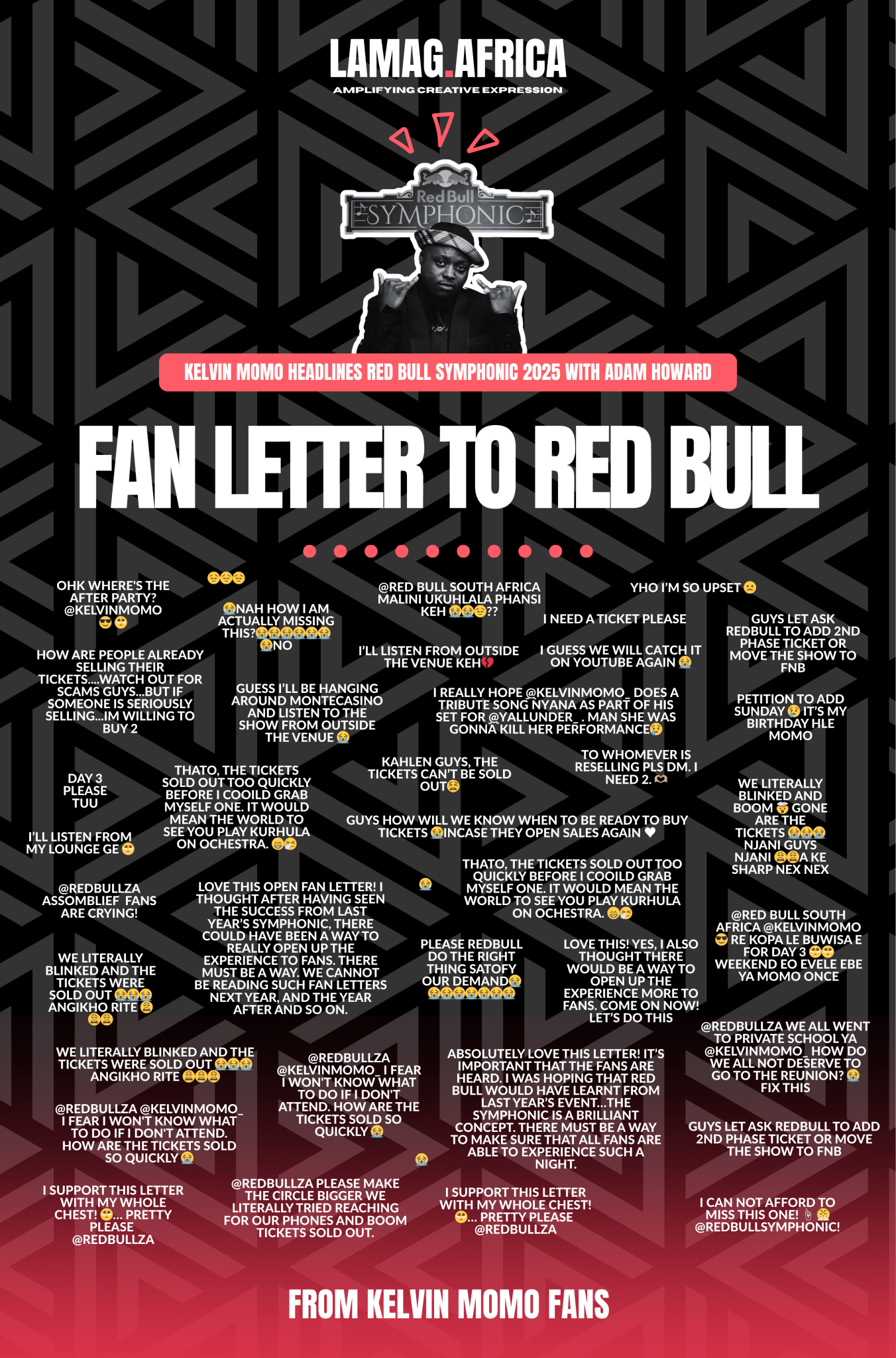 [PLUG] Fan Letter To Red Bull To Open Up The Symphonic With Kelvin Momo ...