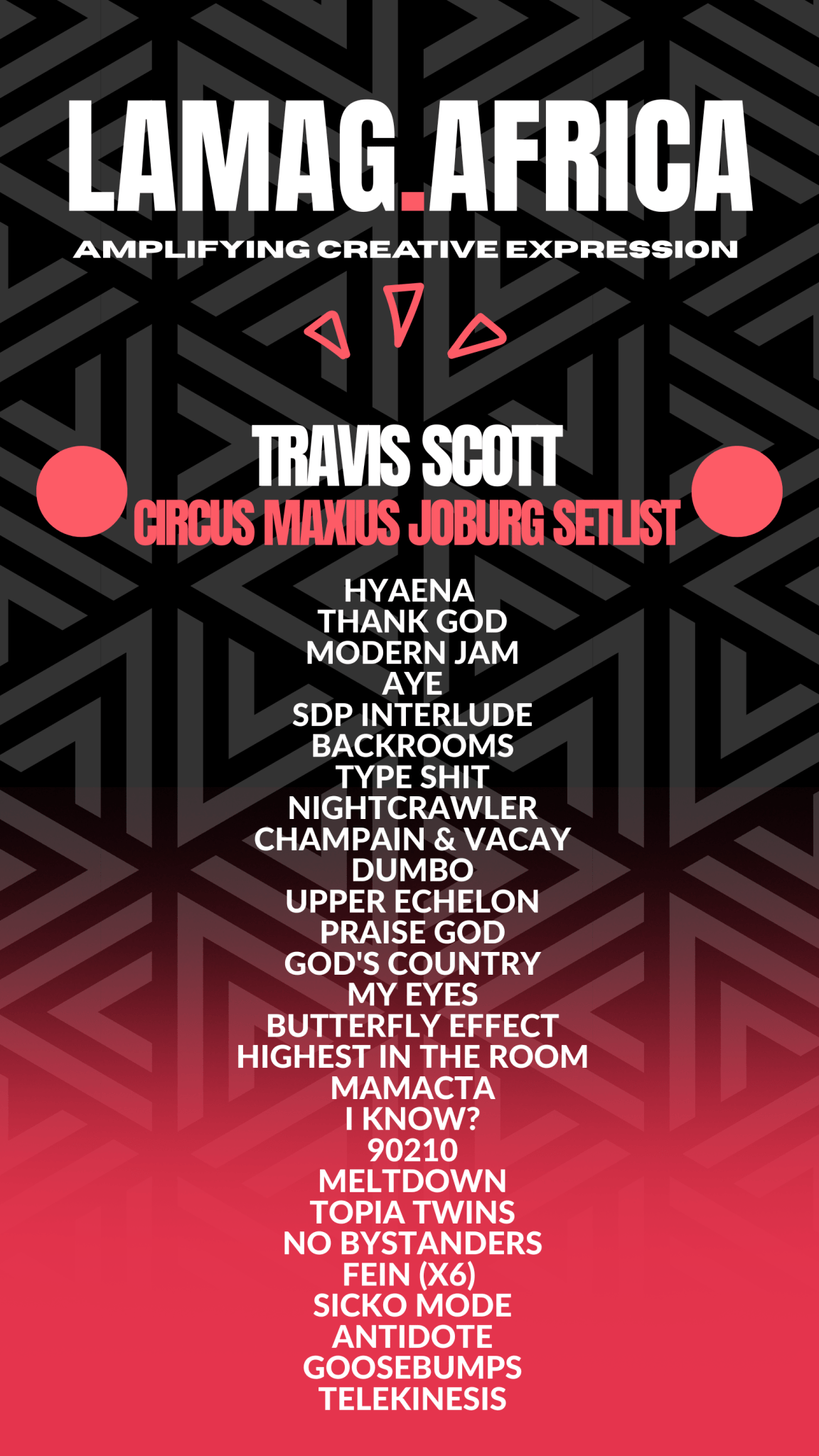 What Will Travis Scott Play At FNB Stadium? Here’s Our Predicted ...