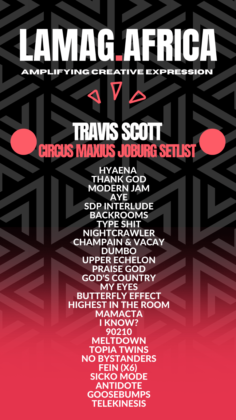 What Will Travis Scott Play At FNB Stadium? Here’s Our Predicted ...